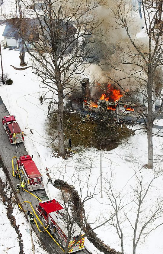 Crews fight flames, cold | News, Sports, Jobs - Altoona Mirror